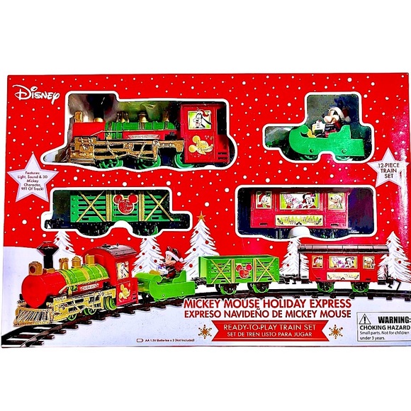 Disney | Toys | Disney Mickey Mouse Holiday Express 2pc Collectors ...